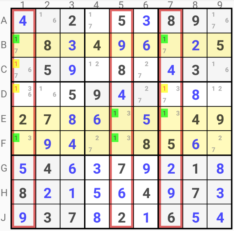 Sudoku Swordfish Strategy Explained